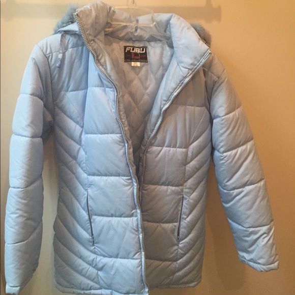 FUBU | Jackets & Coats | Light Blue Xxl Childrens Fubu Coat | Poshmark